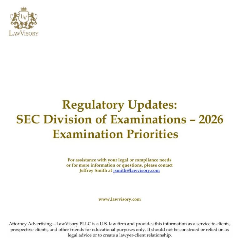2026 SEC Examination Priorities - LawVisory